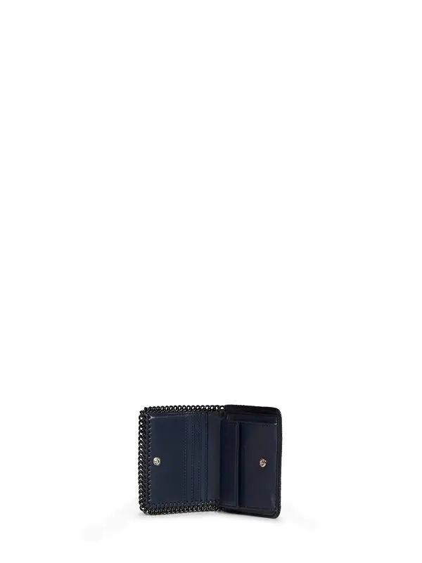 Stella McCartney Dark Navy Falabella Bi-fold Wallet