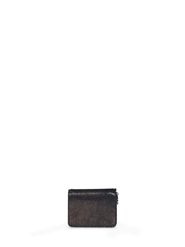 Stella McCartney Dark Navy Falabella Bi-fold Wallet - Multicolor
