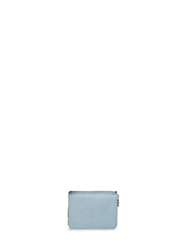 Stella McCartney Ice Blue Falabella Bi-fold Wallet