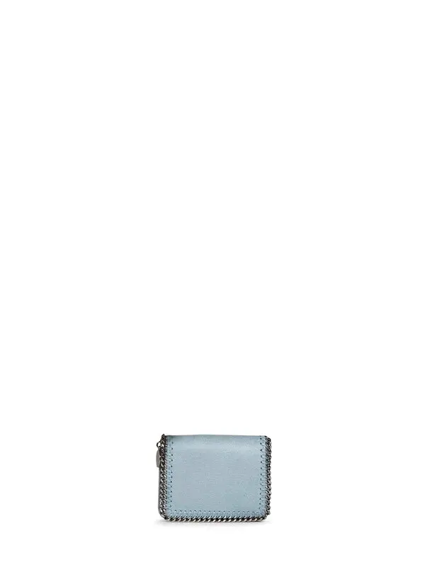 Stella McCartney Ice Blue Falabella Bi-fold Wallet - Multicolor