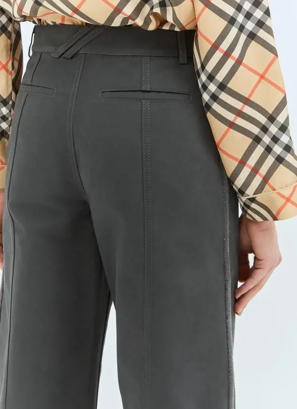 Burberry Check Cuffs Pants
