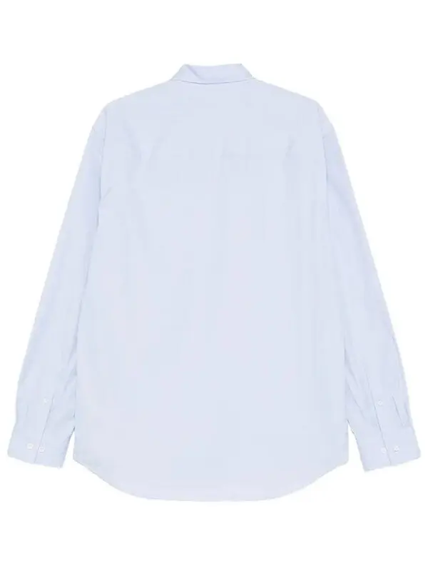 Dries Van Noten Caper Cotton Poplin Shirt - Blue