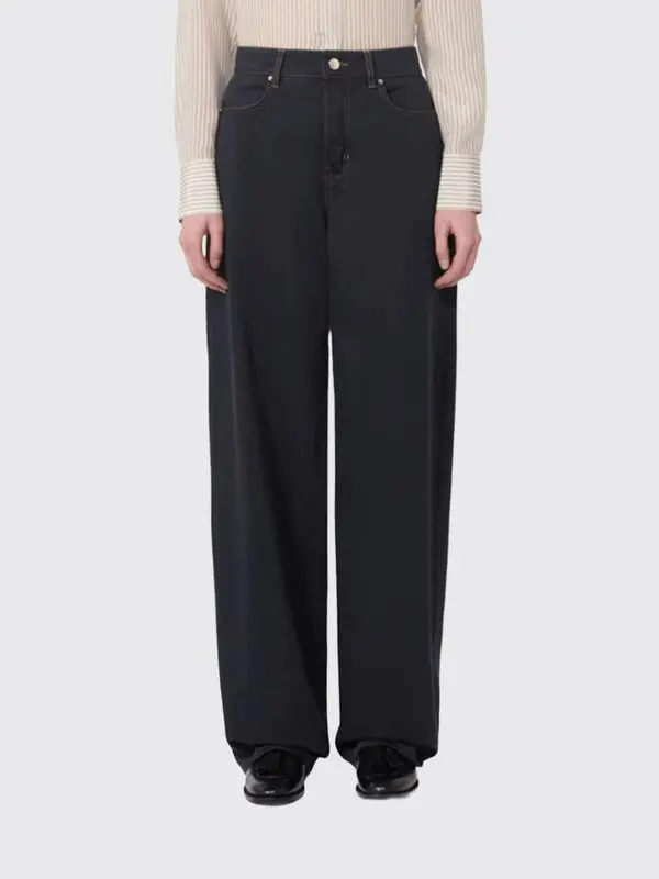 Max Mara Cotton Denim Pants - Blue