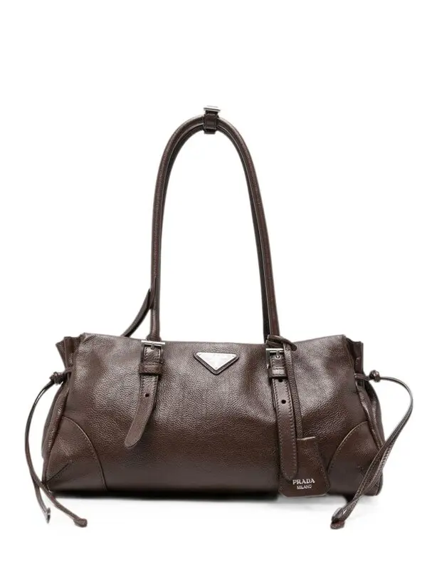 Prada Medium Leather Tote - Multicolor