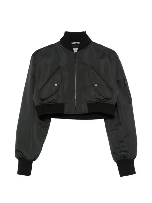 Balenciaga Cropped Bomber Jacket - Multicolor