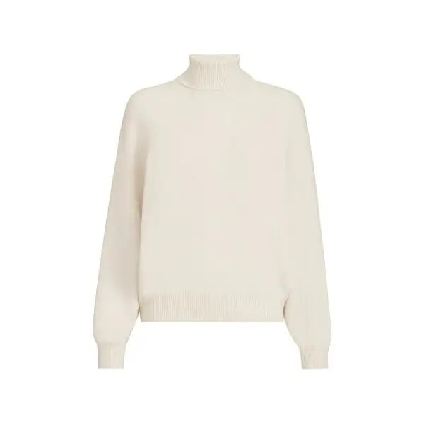 Brunello Cucinelli Cashmere Turtleneck Jumper - Cream
