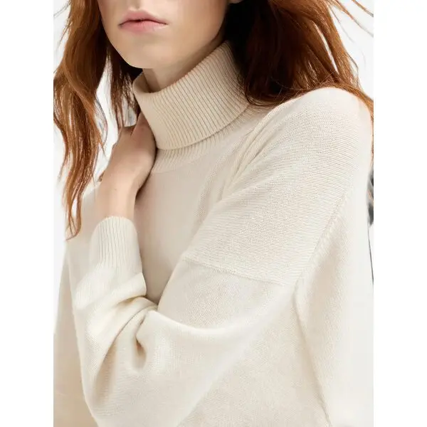 Brunello Cucinelli Cashmere Turtleneck Jumper - Cream
