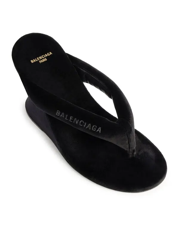 Balenciaga Gaeta Wedge Flip-flops