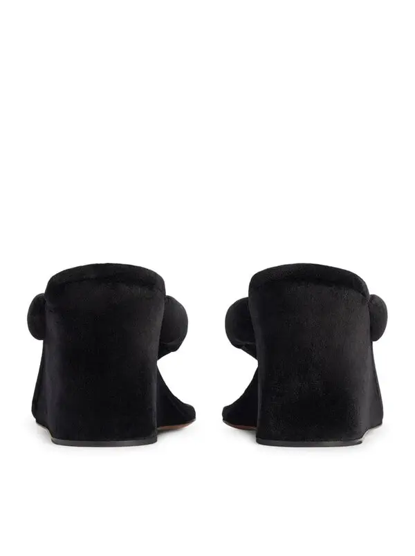 Balenciaga Gaeta Wedge Flip-flops - Black