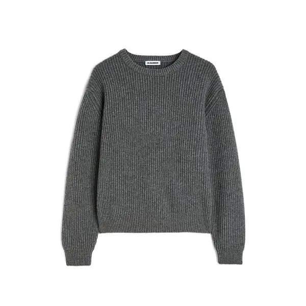 JIL SANDER Grey Sweaters & Knitwear Sweatshirts - Gray