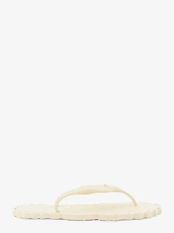 Zimmermann Rubber Thong Sandals - Cream