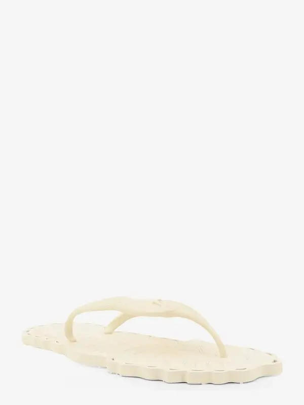 Zimmermann Rubber Thong Sandals - Cream
