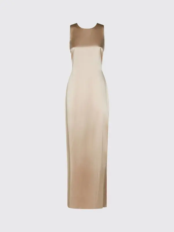 Max Mara Off-the-shoulder Silk Satin Long Evening Gown