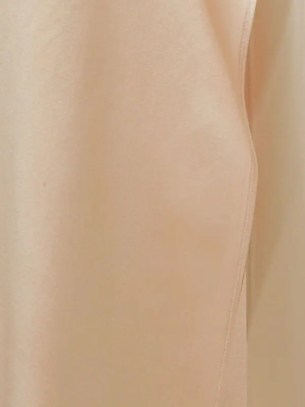Max Mara Silk Satin Long Evening Gown - Pink
