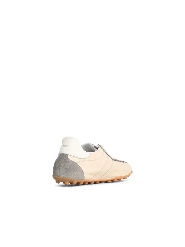 MAISON MARGIELA Sprinters' Ivory Fabric Sneakers