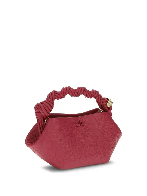 GANNI Bou Handbag In Grained Leather