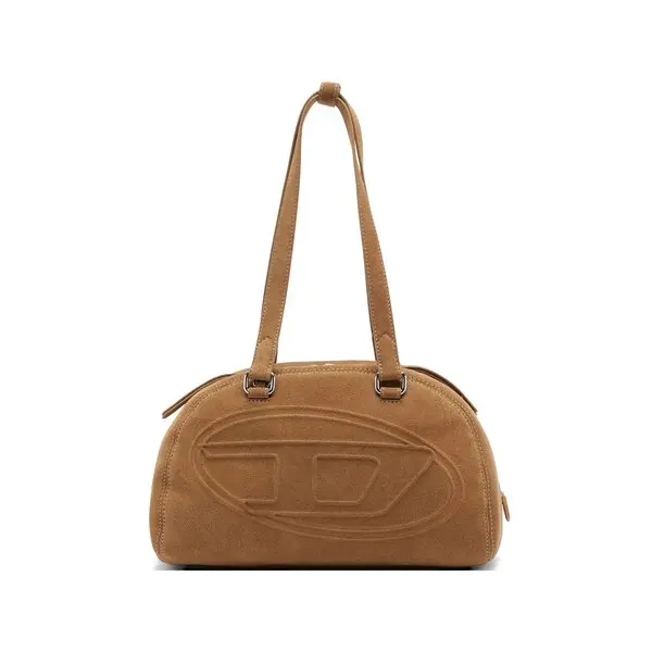 DIESEL® Suede Shoulder Bag - Cream