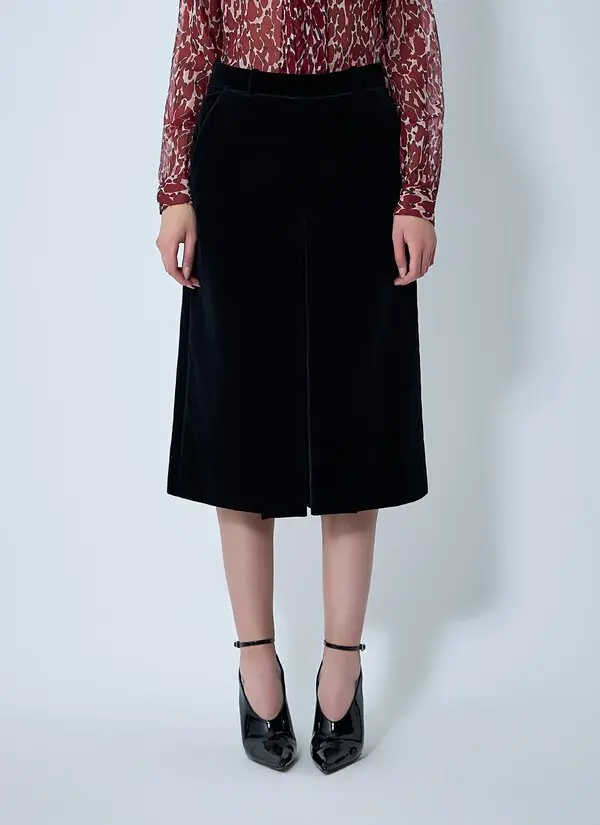 Saint Laurent Tailored Cropped Cotton Pants