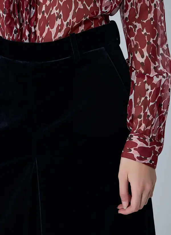 Saint Laurent Tailored Cropped Cotton Pants