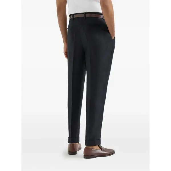 Brunello Cucinelli Linen Tailored Trousers