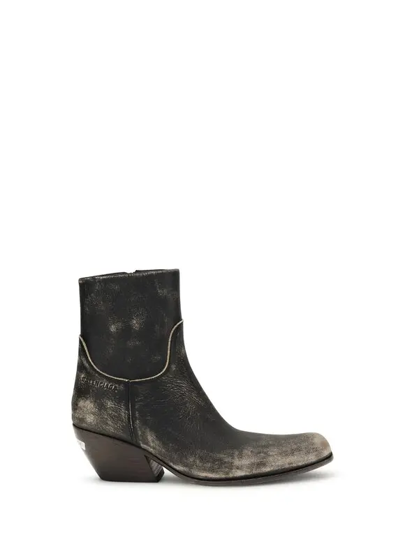 Balenciaga Memphis Ankle Boots - Black