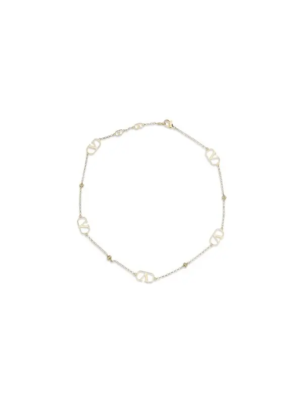 Valentino Garavani Vlogo Signature Necklace - Gold