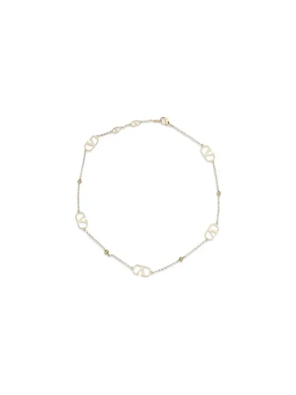 Valentino Garavani Vlogo Signature Necklace - Gold