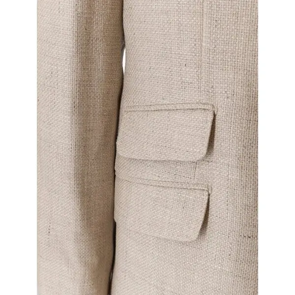 Brunello Cucinelli Neutrals Suits Single Breasted Suits
