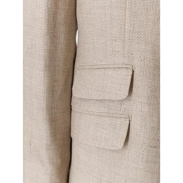 Brunello Cucinelli Neutrals Suits Single Breasted Suits - Cream