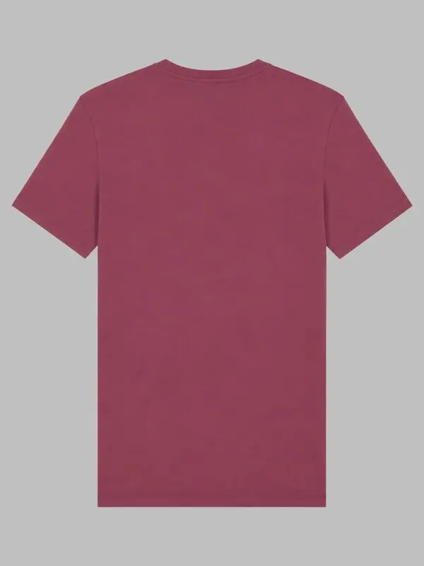 BOSS T-shirt Tales Con Patch Logo - Red