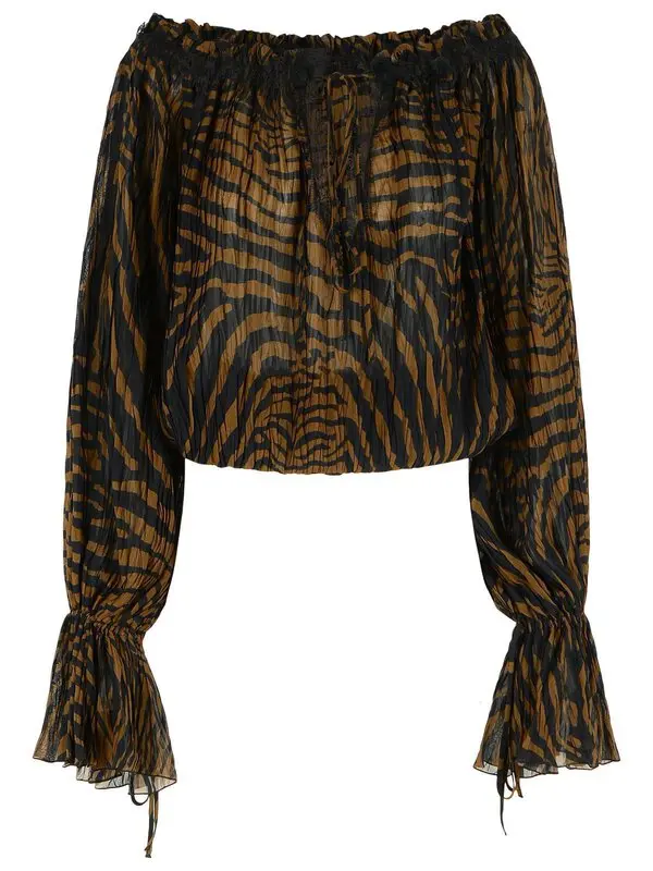 Blumarine Viscose Blouse - Brown
