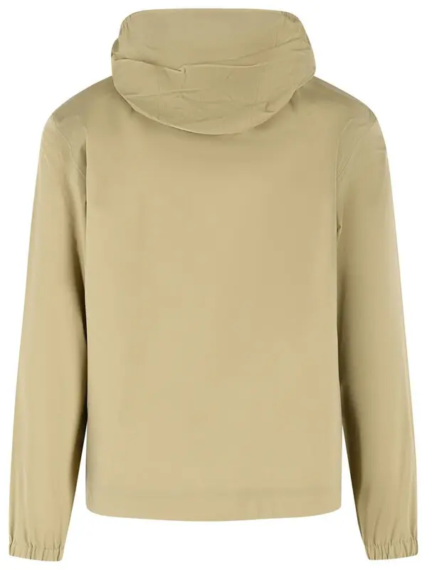 Moncler Shiptongore-tex' Foldable Shell Jacket With Khaki Hood - Green