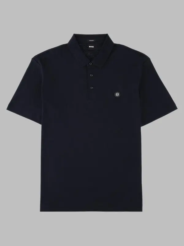 BOSS Polo Con Logo - Blue