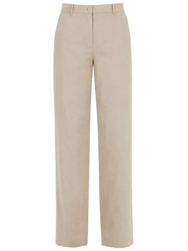 Paul Smith Tailored Linen Trousers - Cream