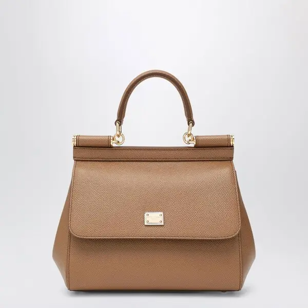 Dolce & Gabbana Medium Caramel Sicily Hand Bag - Brown