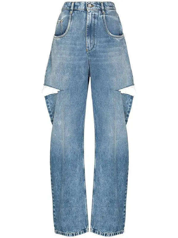 MAISON MARGIELA Denim Cotton Jeans - Multicolor