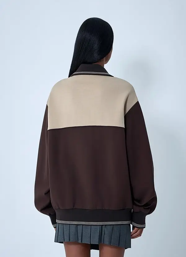 Miu Miu Contrast Panel Jacket