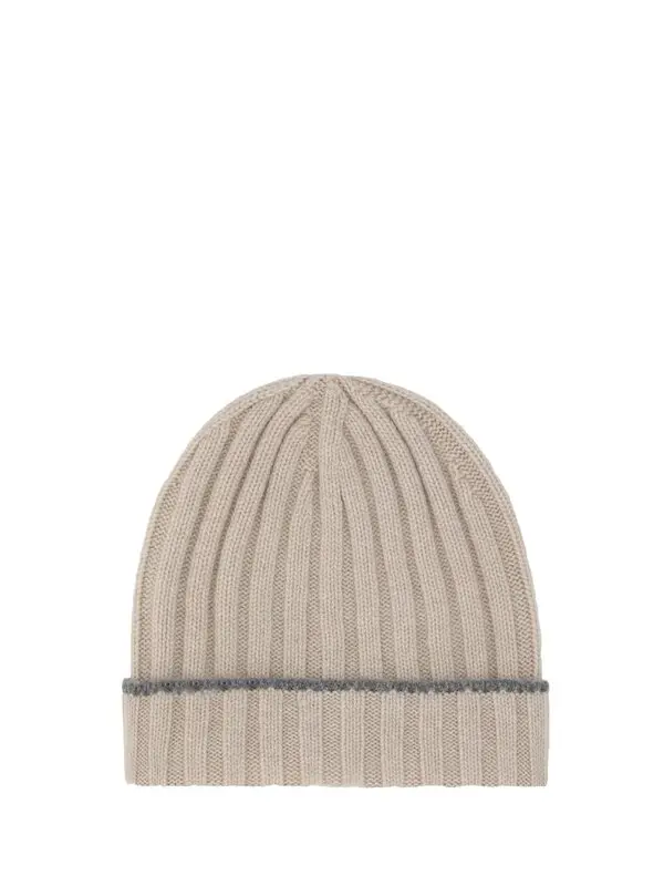 Brunello Cucinelli Beanie Hat - Cream