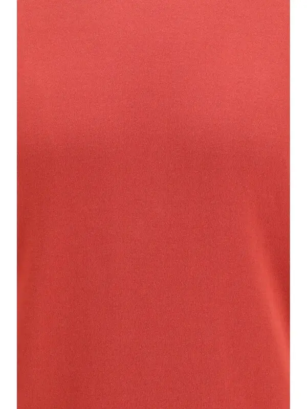 Brunello Cucinelli Sweater In Cotton - Red