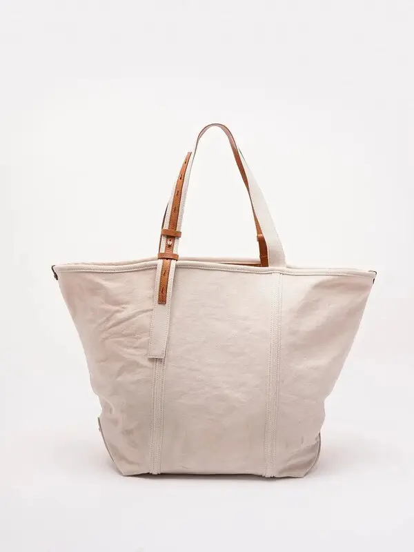 GOLDEN GOOSE 24.7 Ew Canvas Shopping Bag - Multicolor