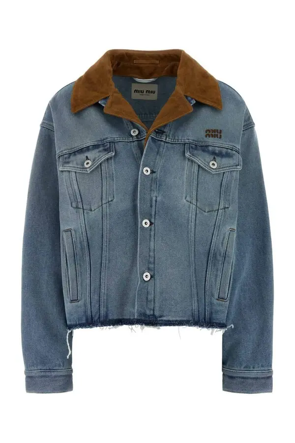 Miu Miu Denim Jacket - Blue