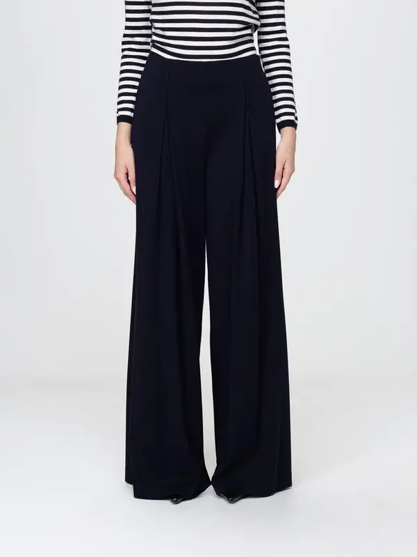 Max Mara Wool Trousers - Blue