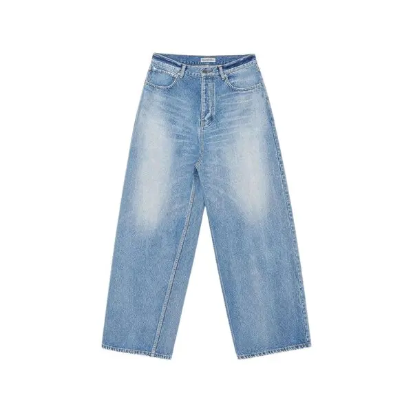 Balenciaga Trousers Wide-leg Trousers - Blue