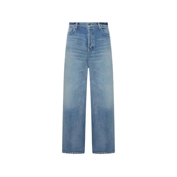 Balenciaga Wide-leg Trousers - Blue