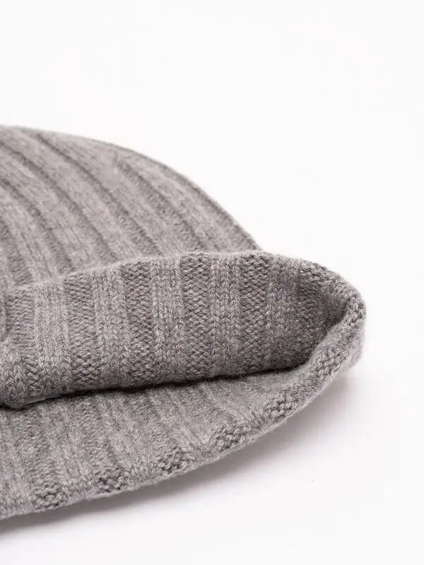Brunello Cucinelli Cashmere Rib Knit Beanie
