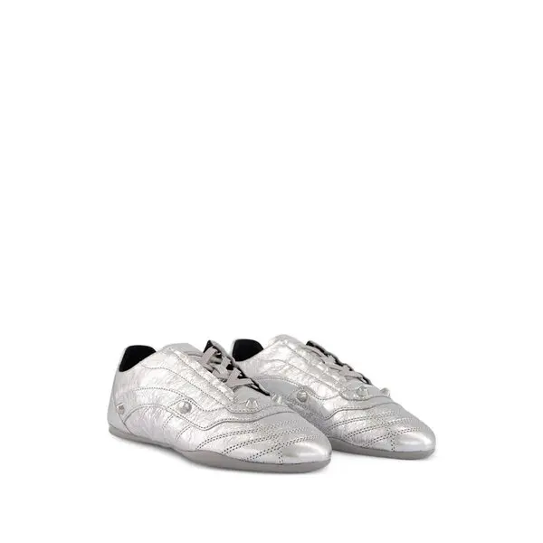 Balenciaga Metallic Effect Studded Trainers