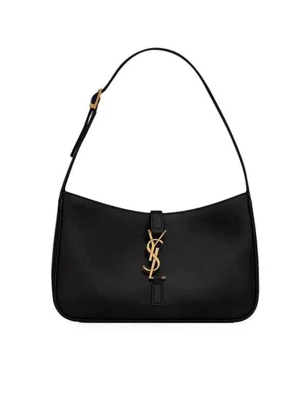 Saint Laurent Le 5 À 7 Hobo Bag In Smooth Leather - Black