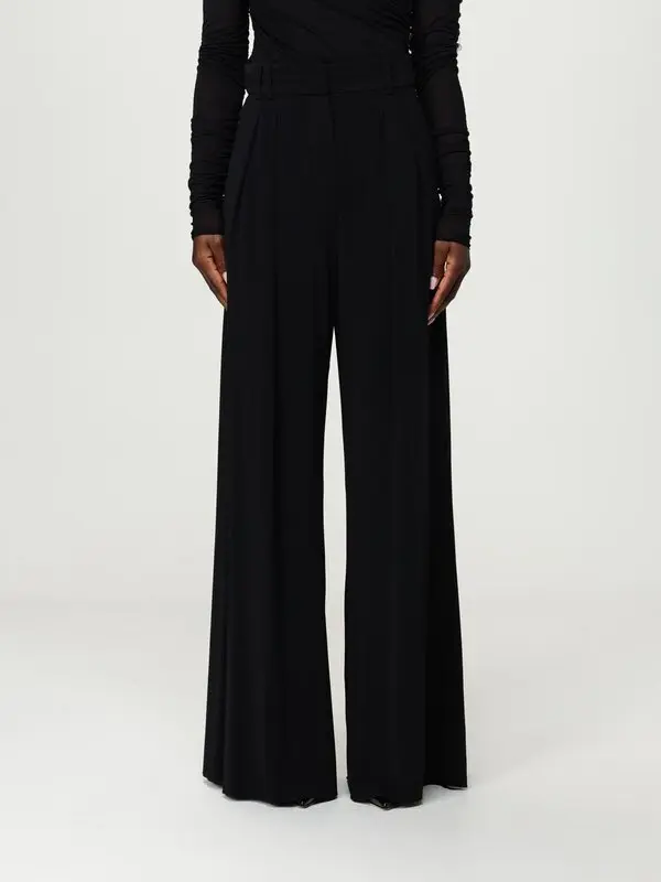 Max Mara Wide Leg Pants - Black