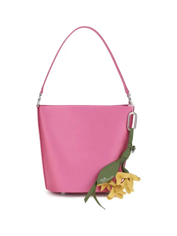SELF-PORTRAIT Satin Bucket Bag