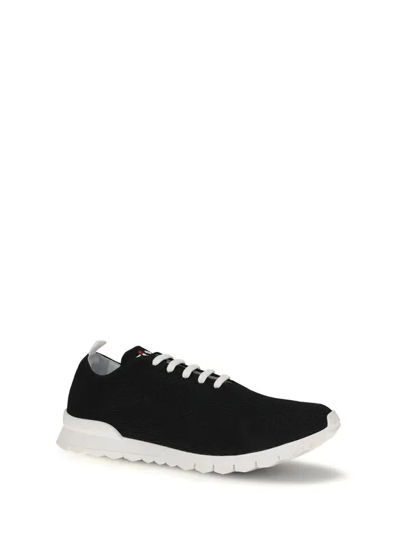 Kiton Fabric Sneakers - Black